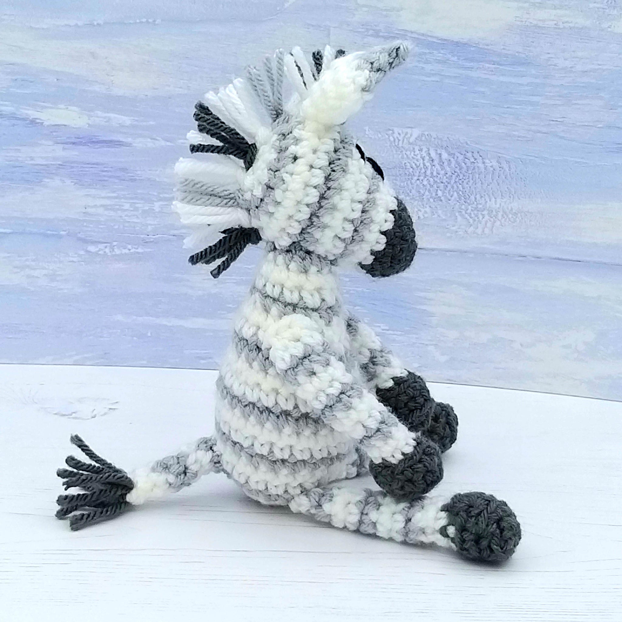 Julie the Zebra Luxury Crochet Kit – Wee Woolly Wonderfuls